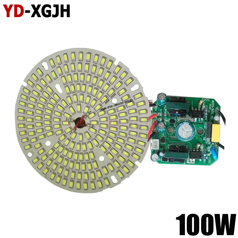 Placa de luz led para painel da lâmpada, 100%, 100w, 138mm, com driver ...
