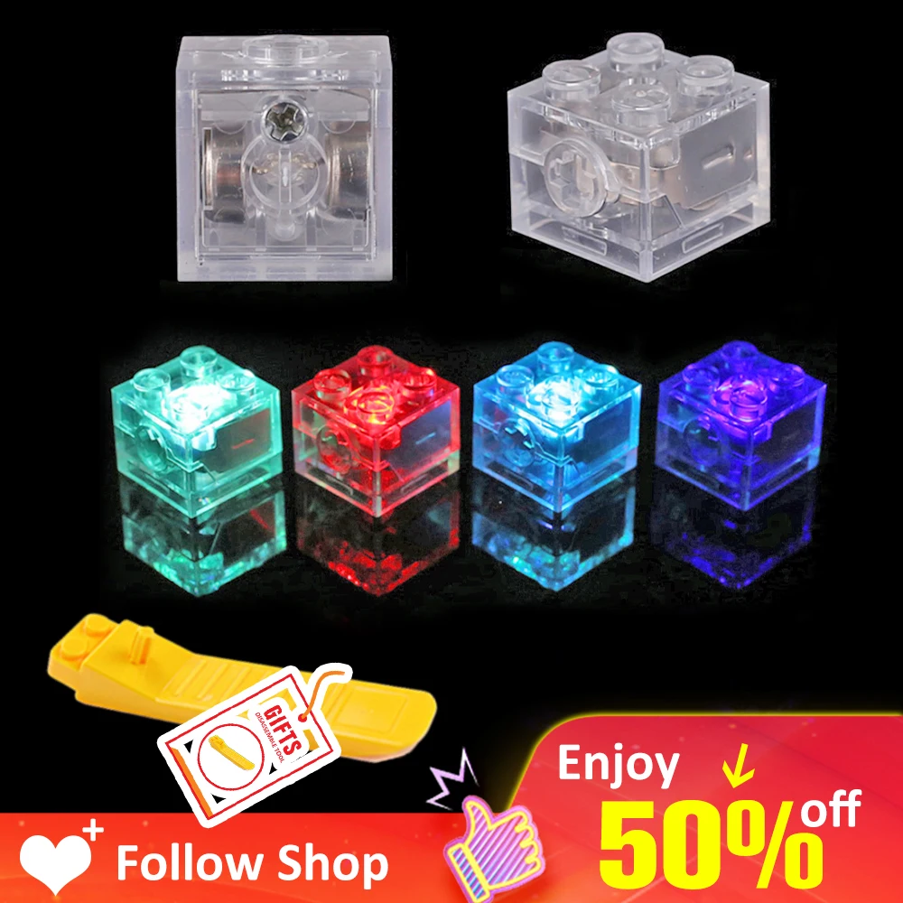 5pcs /10pcs Blocks LED Light News City Street Light Novelty For The ...
