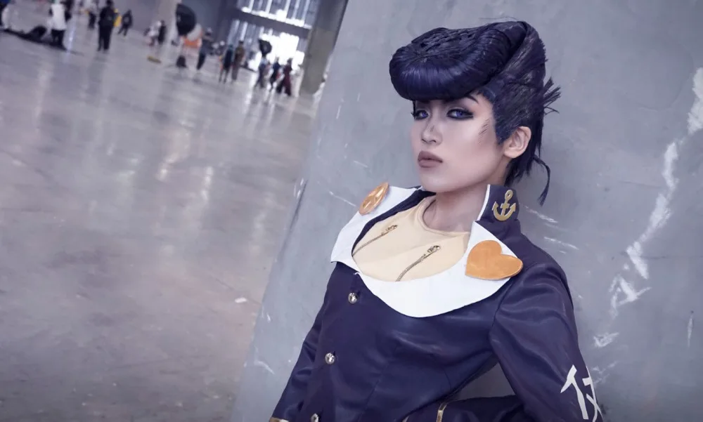 Anime JoJo's Bizarre Adventure Higashikata Josuke Cosplay Costume ...