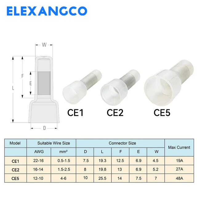 Crimp Terminals Smseace 580pcs Closed End Crimp Terminal Kit With Wire ...