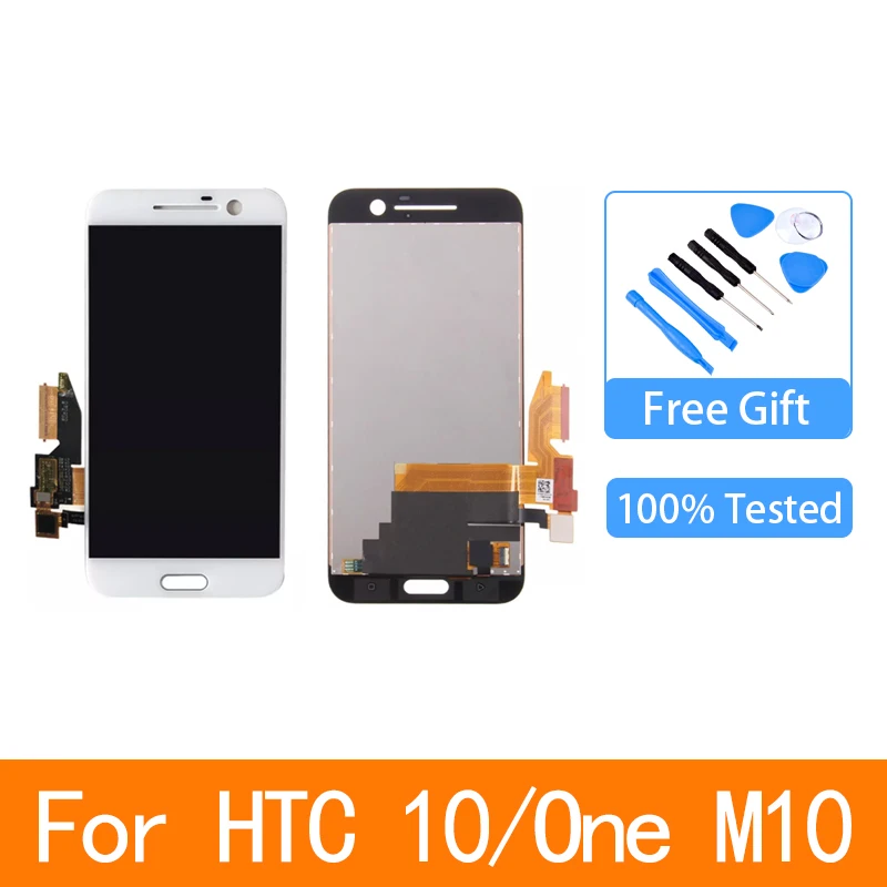 LCD 디스플레이 센서 터치 스크린 디지타이저 어셈블리, HTC 10 One M10 M10H HTC6545LVW HTV32 2PS64 2PS6200 LCD 터치 스크린 ...