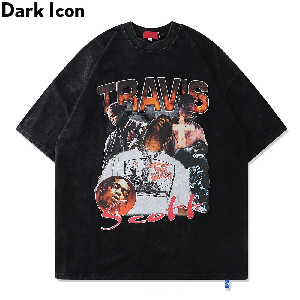 Dark-Icon-Rapper-T-shirt-Men-Summer-Round-Neck-Hipster-Tshirts-Street ...