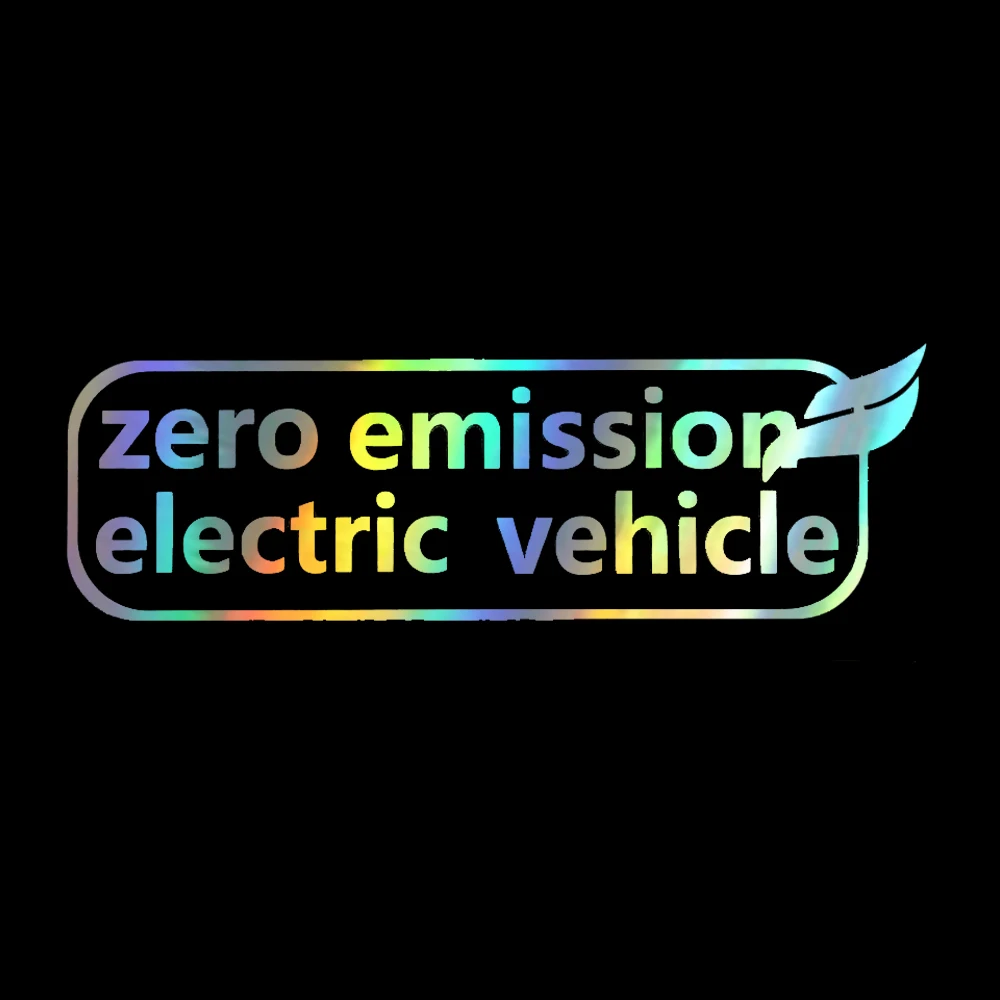 5-6CM-17-5CM-Zero-Emissions-Electric-Vehicle-Vinyl-Car-Stickers-Car ...