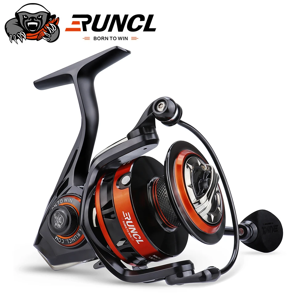 Runcl Spinning Fishing Reel Rushmore - 6.2:1 High Speed Fishing Reel, 9 ...