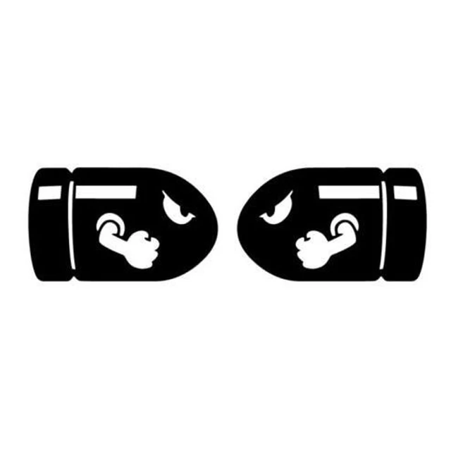 Mario Bullet Stencil