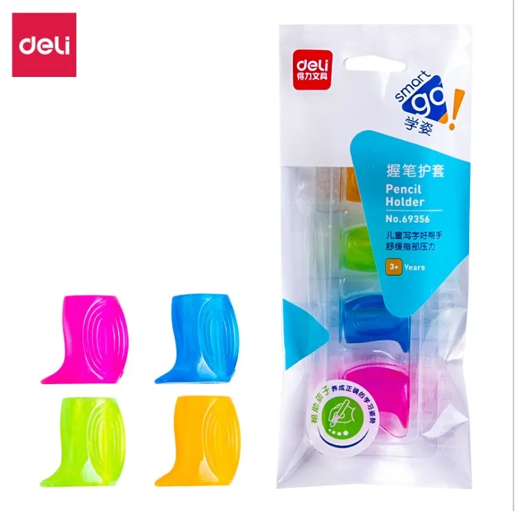 Deli Fingers Pen Grip 40 Pcs Cute Candy Color Silicone Pen Grips ...