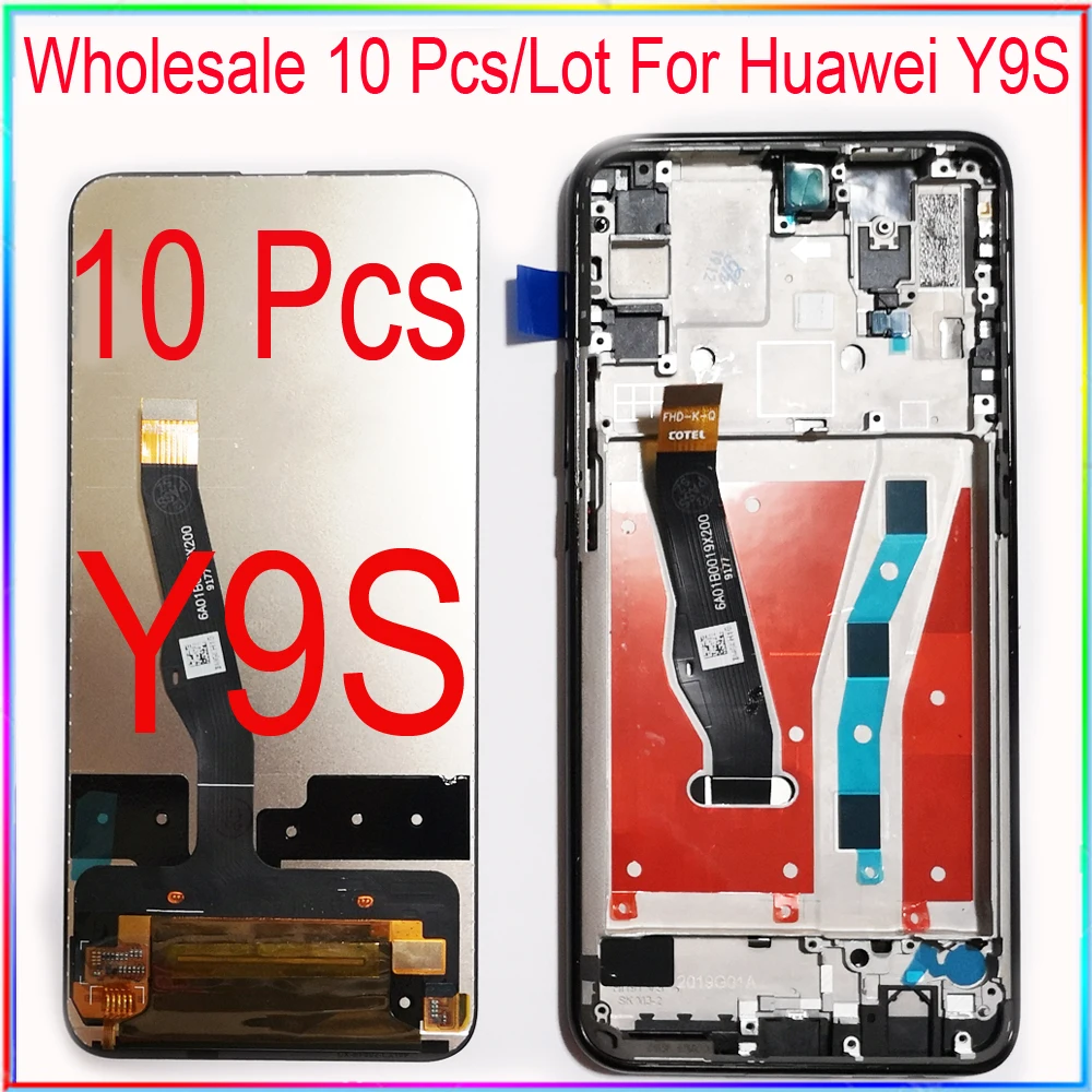 Venta-al-por-mayor-10-piezas-lote-para-pantalla-LCD-Huawei-Y9S-con ...