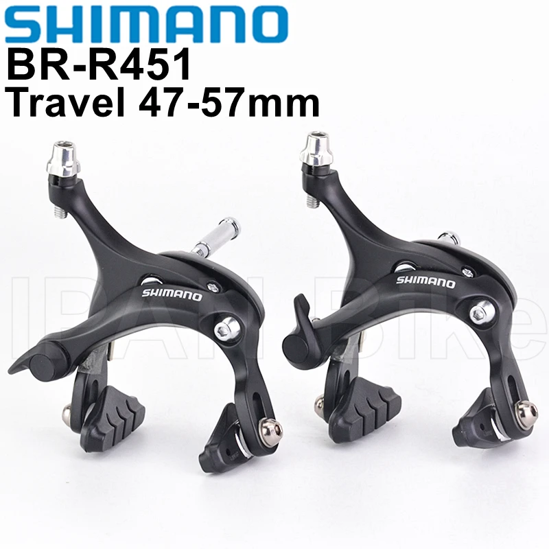 시마노 BR-R451 브레이크 캘리퍼, 도로 자전거 BMX 자전거 브레이크 캘리퍼, 전방 및 후방 BR R451 C 브레이크 ...