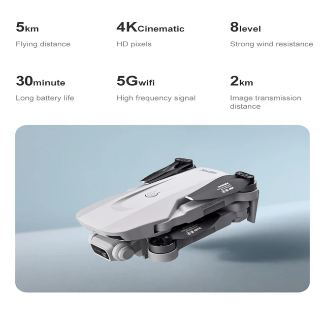 F8 5G 4K HD Camera Drone With Brushless Motor GPS Professional 2000m ...