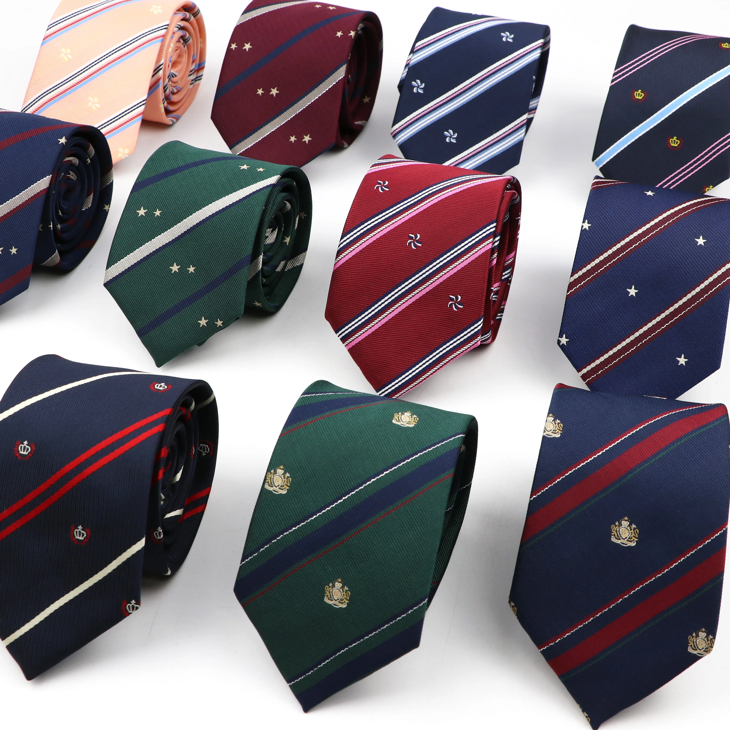 New-School-Tie-For-Men-Boy-Formal-Uniform-Necktie-College-Style-Student ...