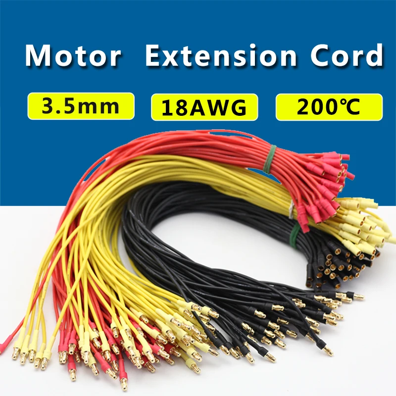 3PCS-18cm-30cm-35mm-Gold-Bullet-Banana-RC-Brushless-Motor-ESC ...