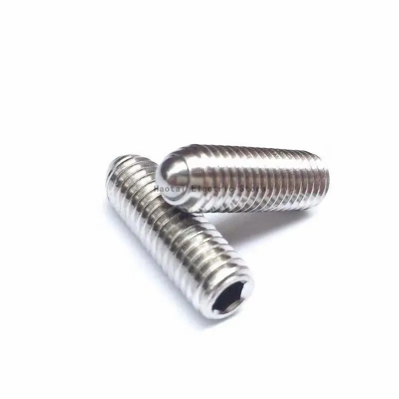 2/5/10/20pcs M3 M4 M5 M6 M8 M10 M12 A2-70 304 Stainless Steel Hex Socket Allen Spring Ball ...