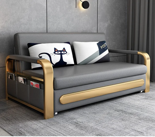 Multi-function sofa bed with storage box in HRZ new creative alloy ...