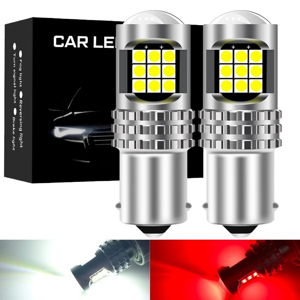 ASLENT-2x-1200LM-White-P21W-1156-BA15S-LED-Bulb-For-Kia-Rio-3-4-2015 ...