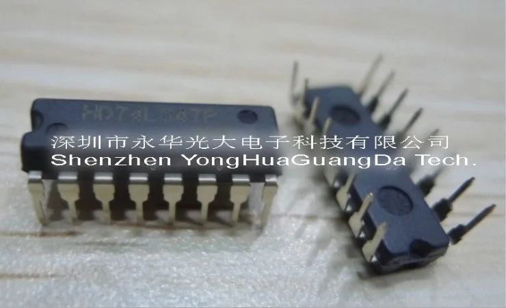 Hd74ls47p ls7447 dip 16 novo e original|Circuitos de telefonia móvel ...