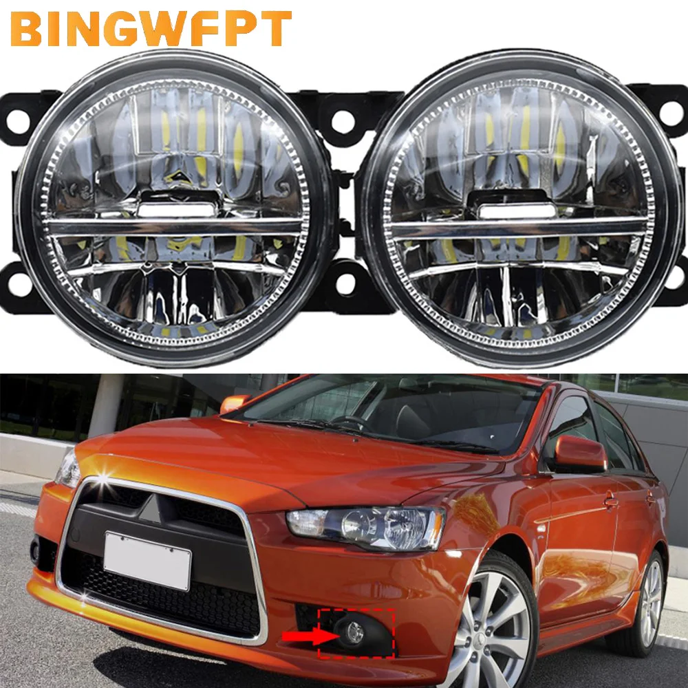 2PCS-Car-Styling-For-Mitsubishi-Lancer-Sportback-2009-2016-Fog-Light ...