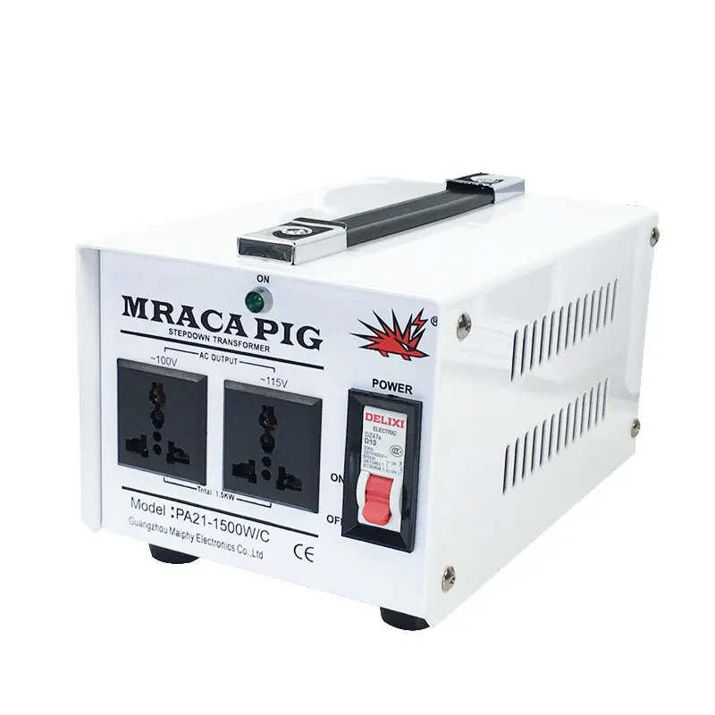 MRACAPIG 1500W transformer 220V to 100V 110V, frequency: 50HZ-60HZ ...