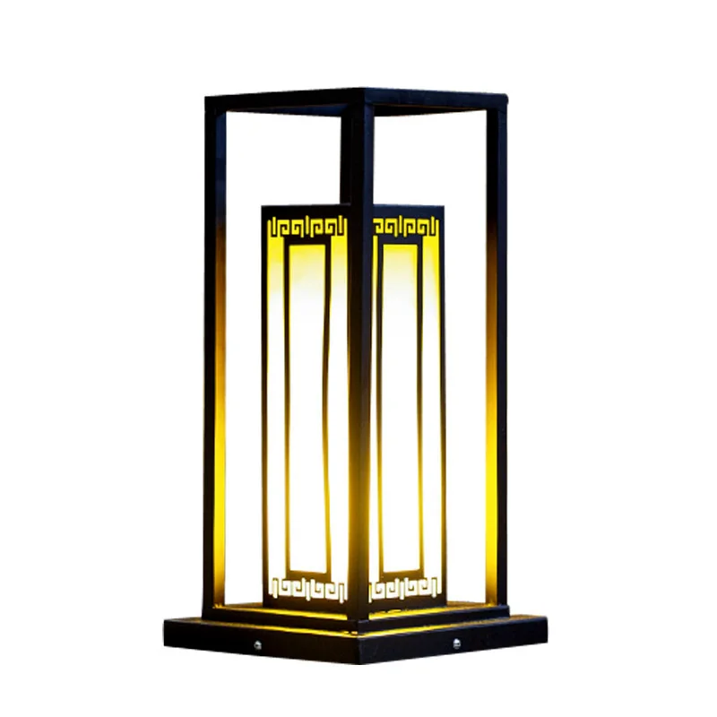 Stainless-Steel-New-Chinese-Style-Lawn-Lamp-Post-Head-Lamp-Courtyard ...