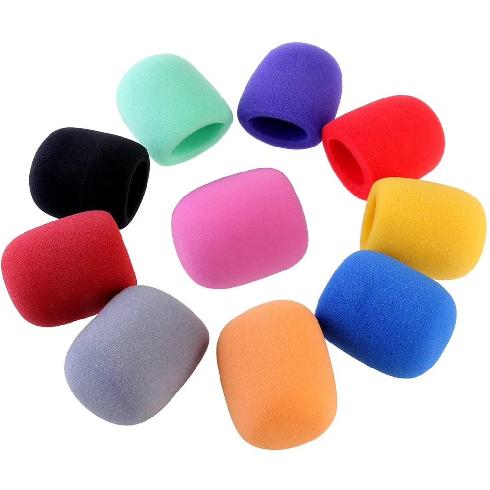 1PC-Colorful-Microphone-Foam-Thicken-Mic-Cover-Soft-Sponge-Professional ...