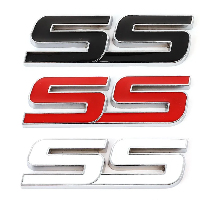 3D Metal SS Car Rear Trunk Emblem Stickers Decals Trim Front Hood Grill ...