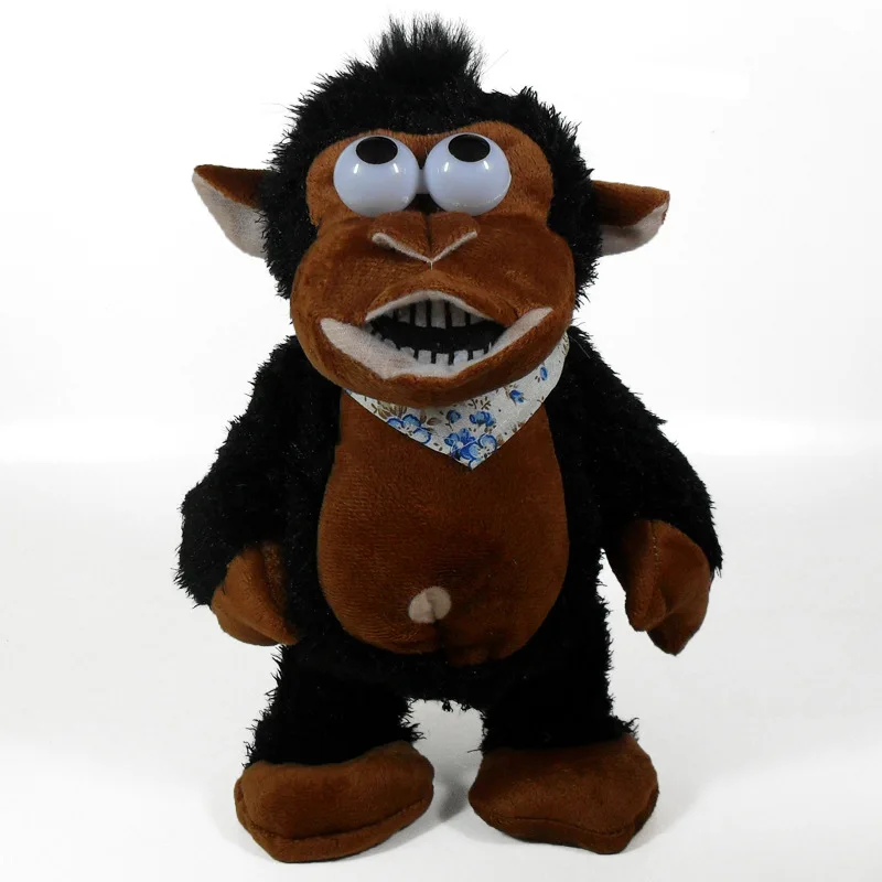 Electric Plush Funny Toy Crazy Monkey Novelty Toy Gift Carrying Neck ...
