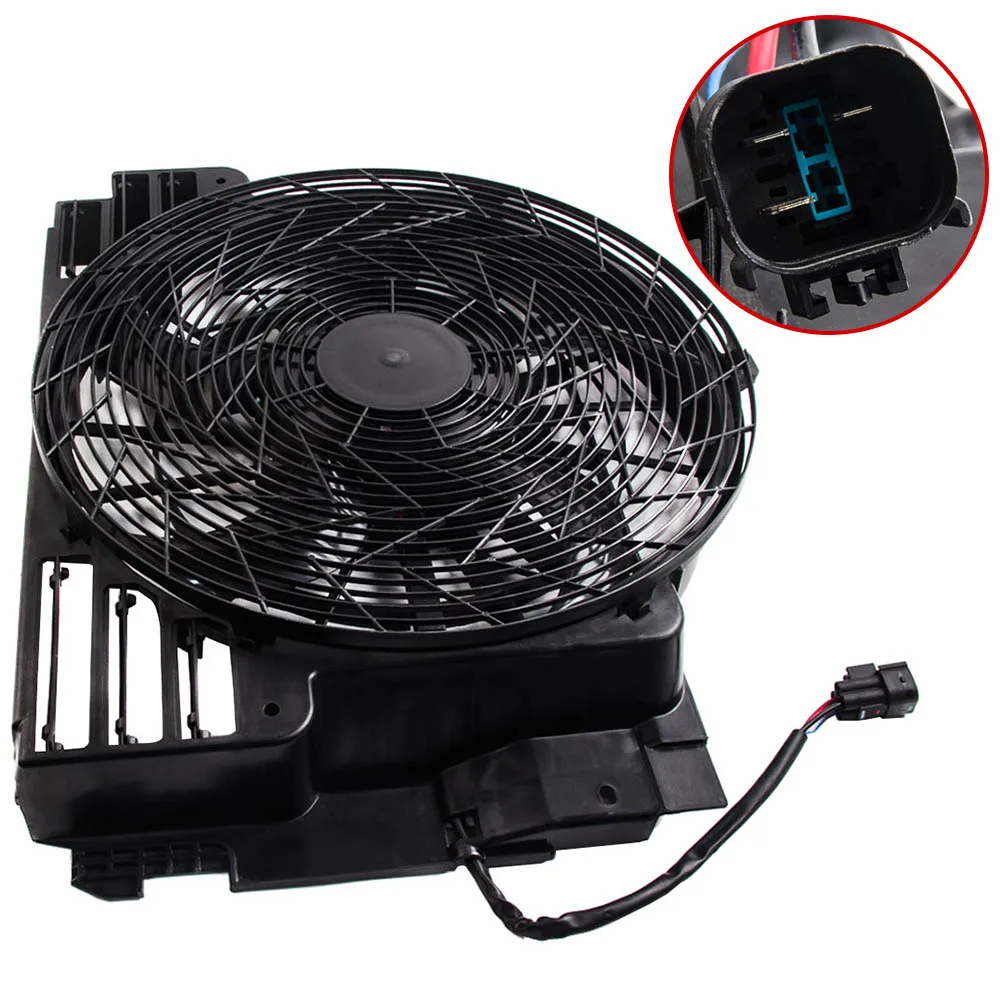 64546921940 A/C AC radyatör kondenser termo motor soğutma itici Fan BMW ...