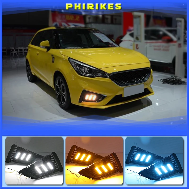 New-arrival-led-drl-daytime-running-light-fog-lamp-for-MG3-MG-3-2017 ...