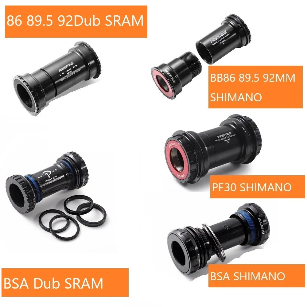 Prestine BB86 BB92 PF30 BSA CERAMIC bearings BB for SHIMANO BB86 BB92 ...