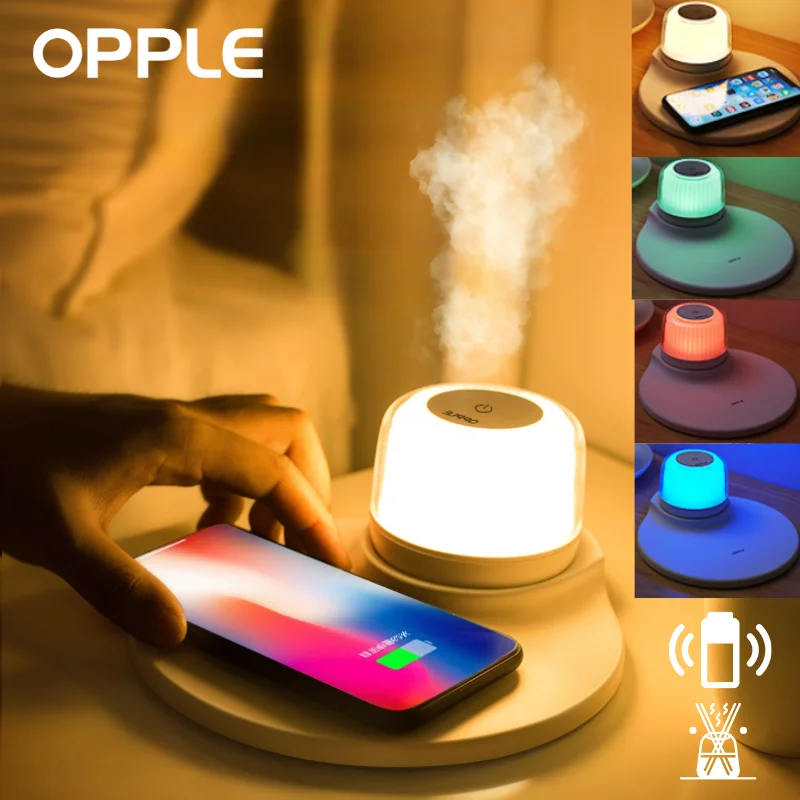 OPPLE-RGB-Smart-Night-Lamp-Charger-Dock-Light-Portable-Detachable-Desk ...