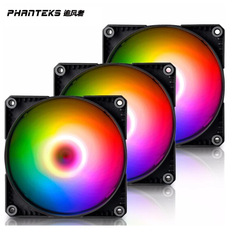 Phanteks SK120 DRGB PWM Fan 3Pack 20mm Fan 5V 3Pin, high Airflow Nine ...