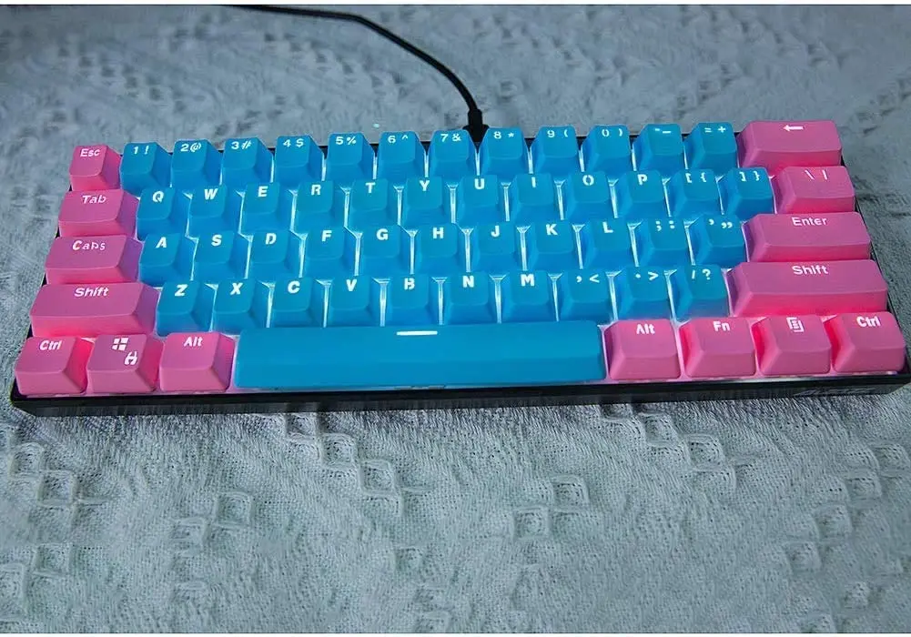 Keycaps Topwang 61 키 PBT 백라이트 Ducky / GH60 RK61 AL - 티몬