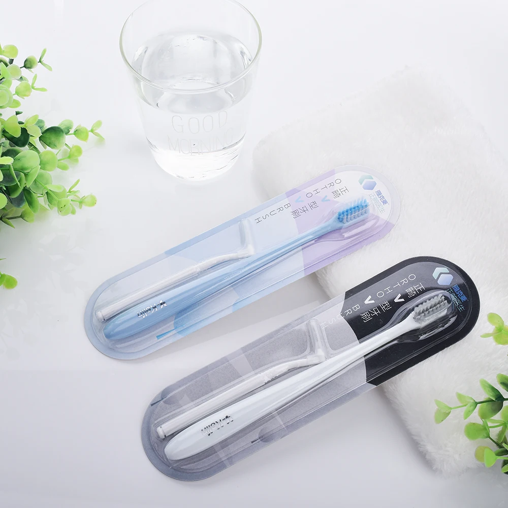 Y-kelin V-shaped Bass Brushing Toothbrush V-trim Soft Orthodontic Tooth ...