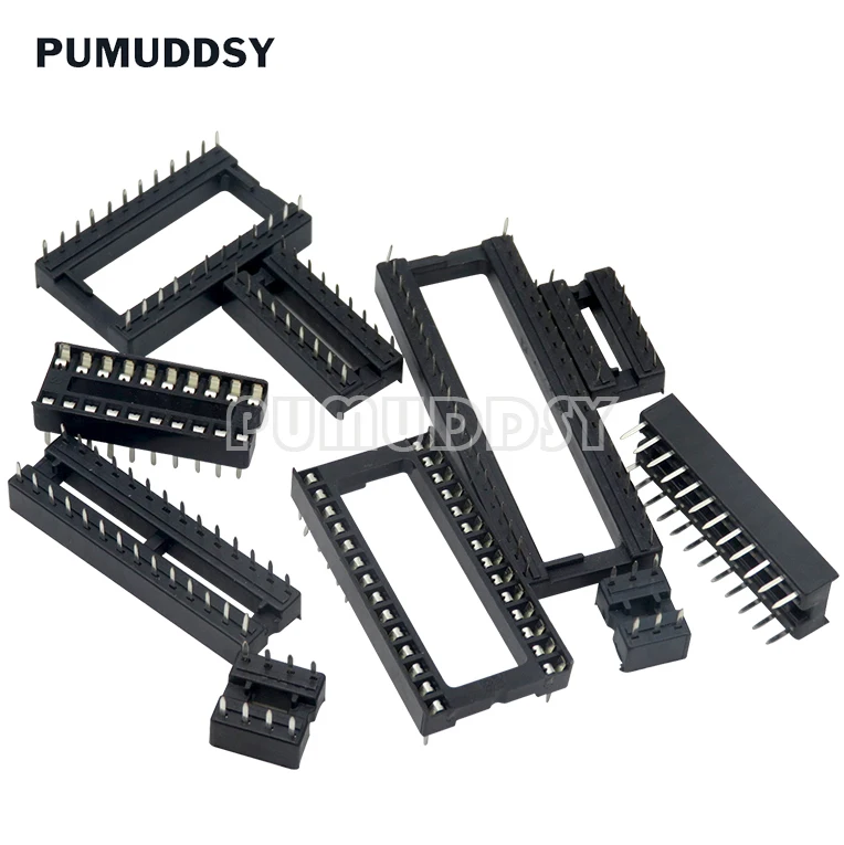 10PCS-IC-Sockets-DIP6-DIP8-DIP14-DIP16-DIP18-DIP20-DIP28-DIP40-PUMUDDSY ...