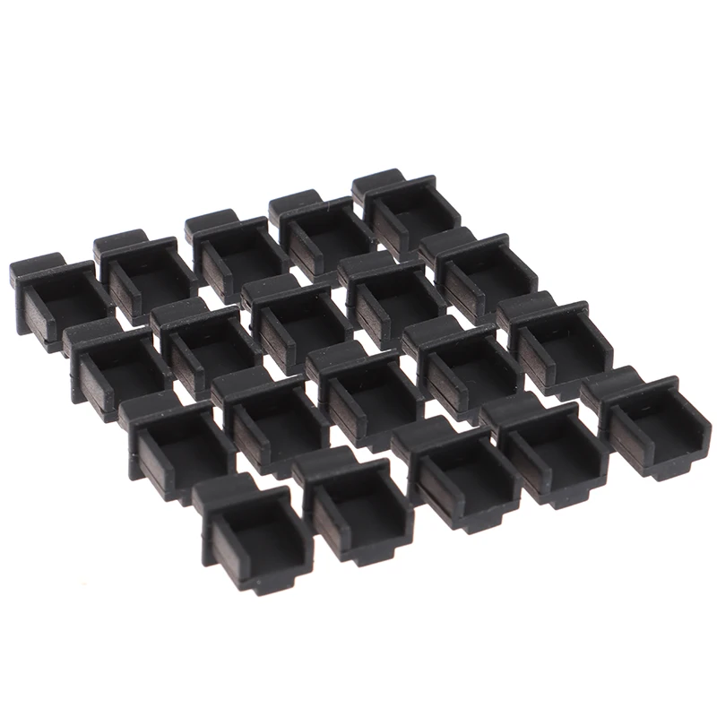 20pieces RJ45 Network Port Protective Rubber Cover Network Connector ...