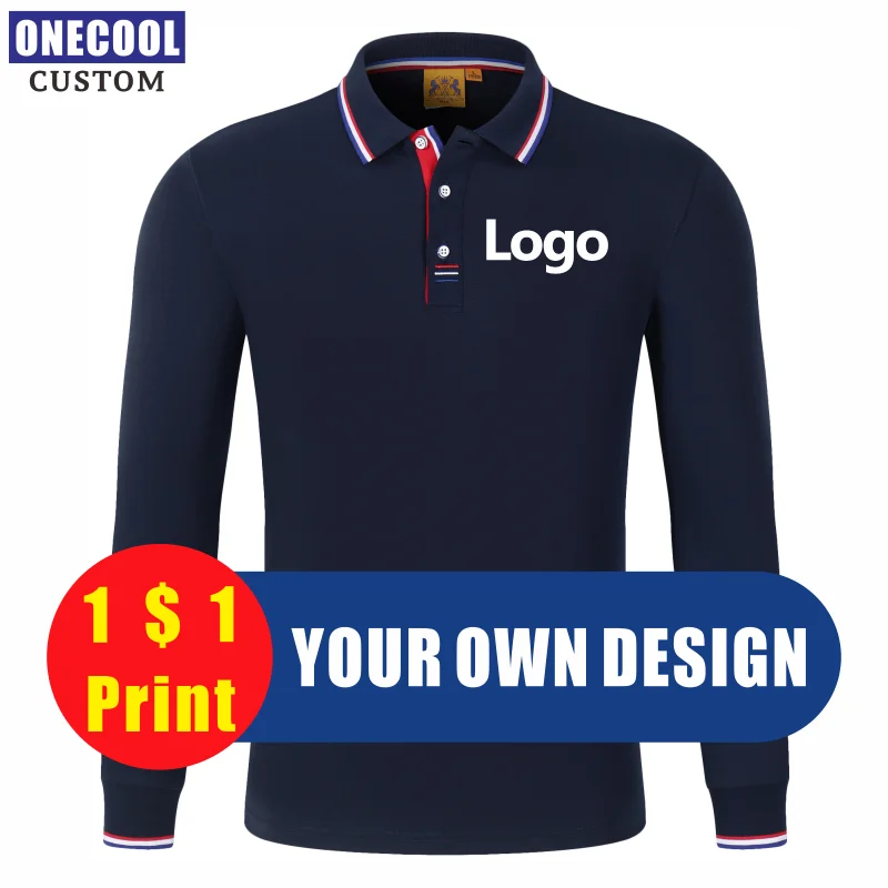 7-Colors-Long-Sleeved-Polo-Shirt-Custom-Logo-Print-Personal-Design ...