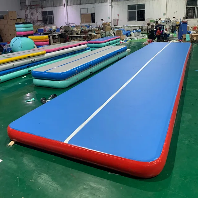 Free Shipping Inflatable Track Gymnastics Mattress 12*2*0.2m Gym Tumble ...