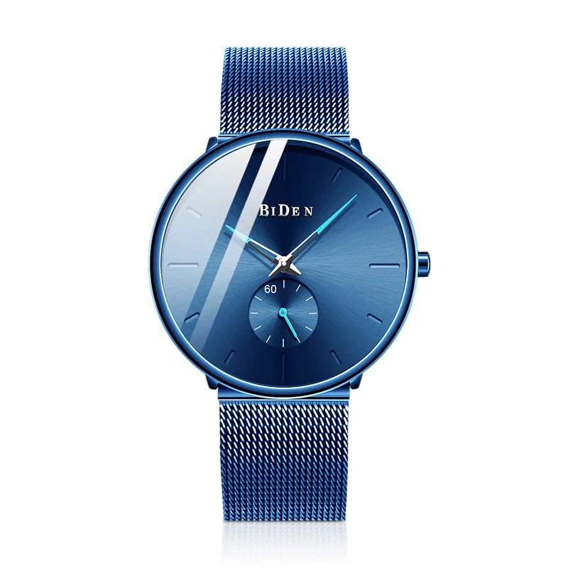 BIDEN brand mens wristwatches quartz stainless steel man watches ...