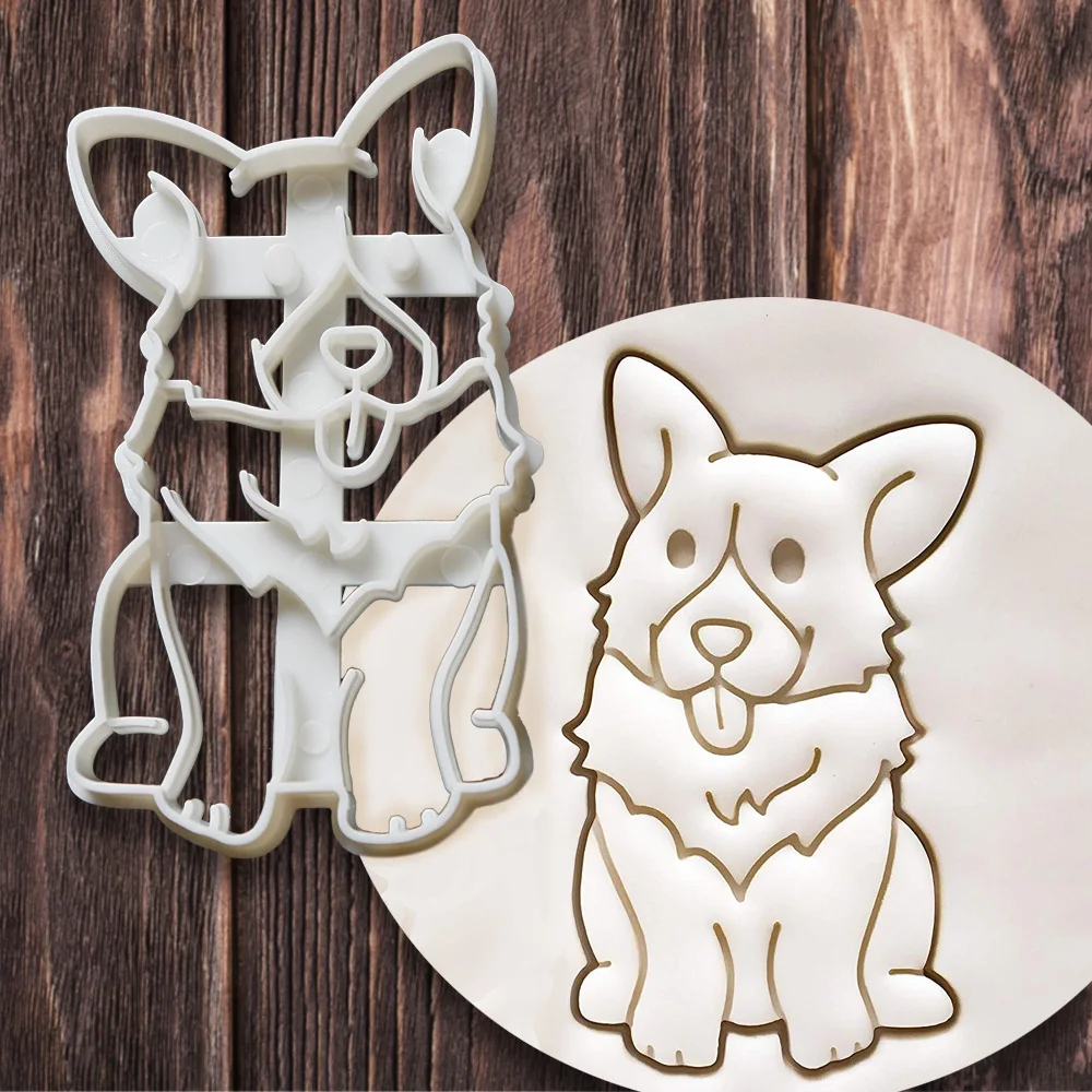 Corgi Shape Cookie Cutter Set 3Pcs - Corgious Shop
