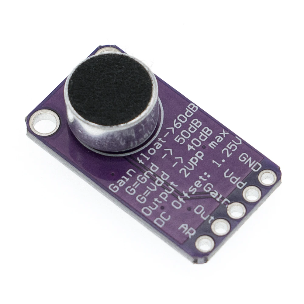 MAX9814 Microphone AGC Amplifier Board Module Auto Gain Control ...