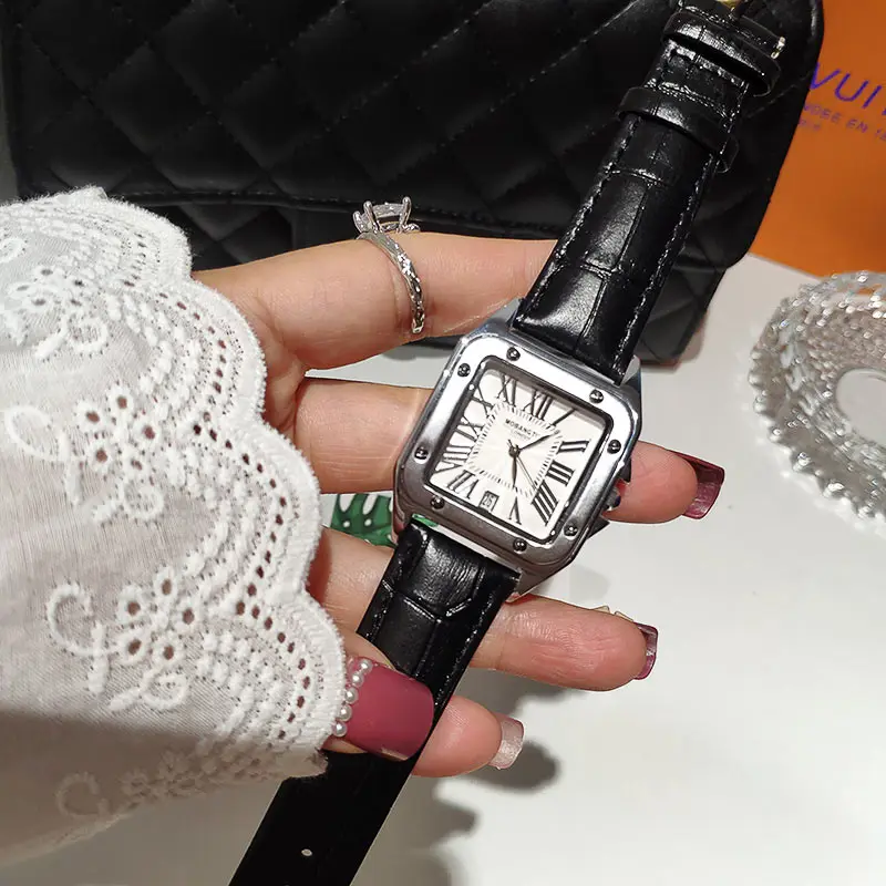 Silver-Fashion-High-Quality-Square-Women-Watches-Quartz-Ladies-Watch ...