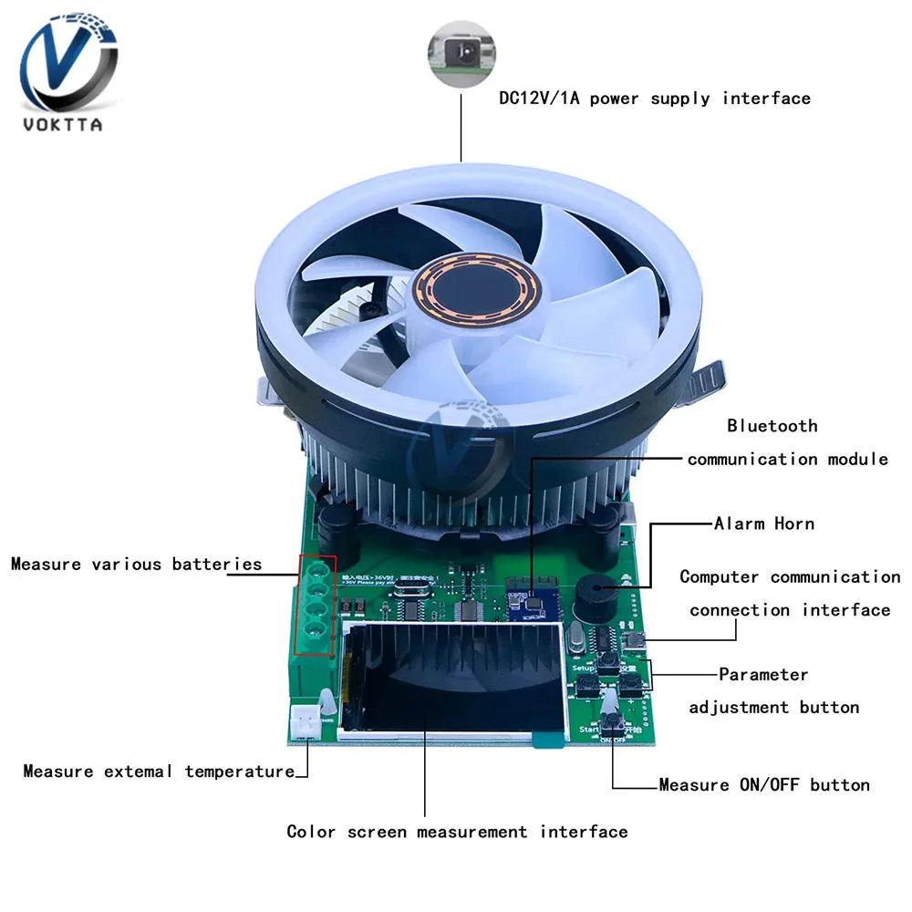 Voktta DL24 DL24P USB-тестер аккумуляторов | AliExpress