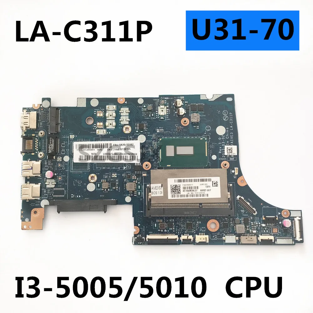 For-Lenovo-U31-70-Laptop-Motherboard-AIVS3-AIVE3-LA-C311P-i3-5010U ...
