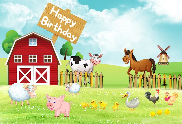 Farm Animals Background