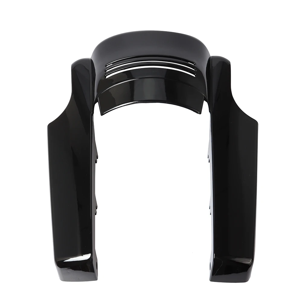 Motorcycle-Gloss-Black-5-Stretched-Rear-Fender-Extension-Filler-For ...