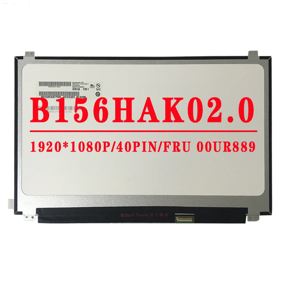 FRU-00UR889-P-N-SD10L82813-B156HAK02-0-For-Lenovo-T570-T580-15-6-inch ...