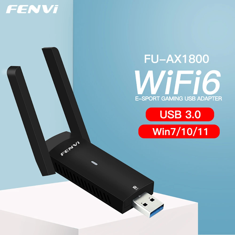 Wi-fi 6 Usb 3.0 1800mbps Wireless Adapter Ax1800 Network Card Lan Wifi ...