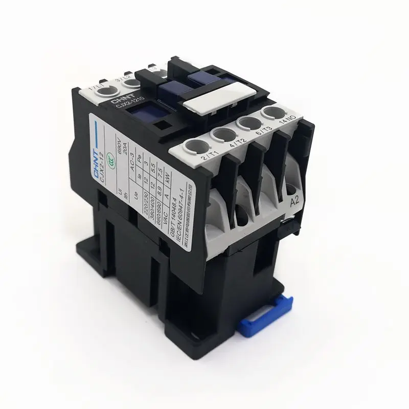 CHINT-contactor de corriente alterna, CJX2-12, 12a, voltaje de bobina AC220V, 380V, 110V, 24V ...