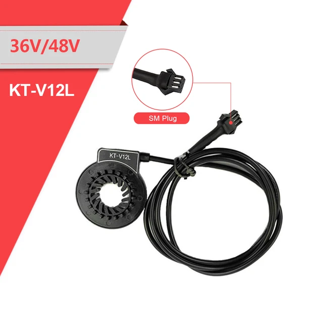 Electric Bike PAS Sensor KT-V12L 6 Magnets Pedal Assistant Sensor Dual ...