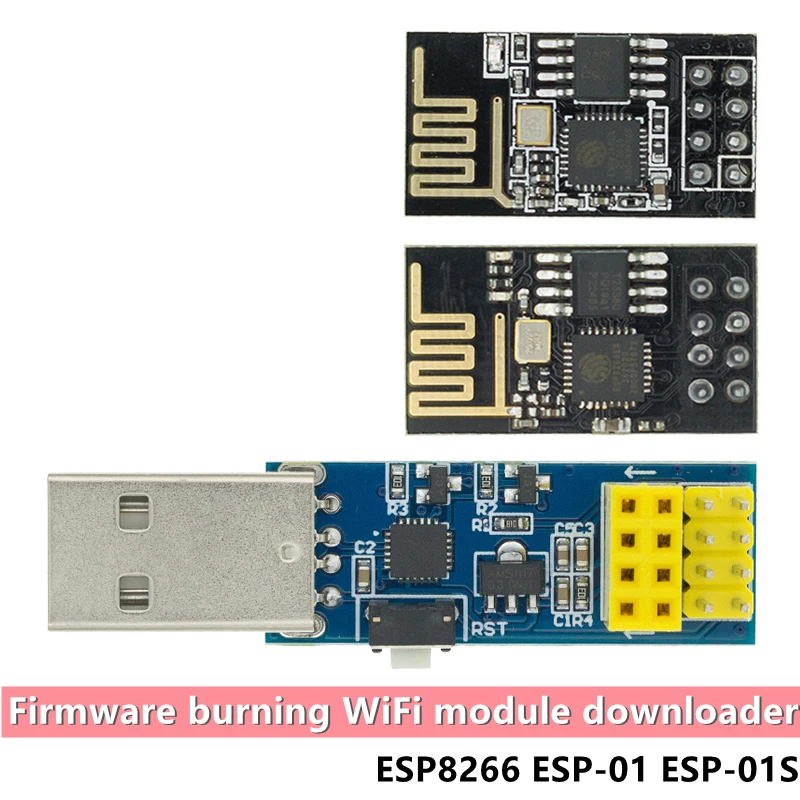 Esp8266 Esp-01 Esp-01s Firmware Burn Wifi Module Downloader Esp Link V1.0 - Integrated Circuits ...