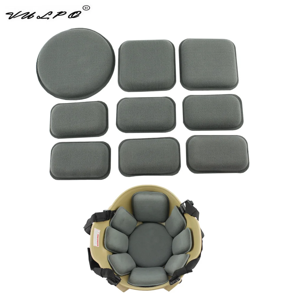 VULPO-Tactical-Helmet-Protective-Pad-Replacement-Pads-Set-Foam-Soft ...